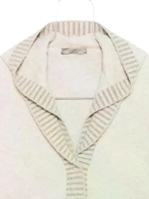 D.exterior Ribbed-trim Cardigan