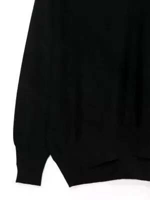 D.exterior V-neck Wool Sweater