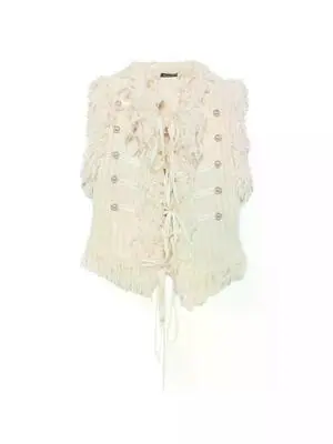 Ann Demeulemeester Button Detailed Vests For Women