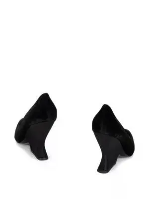 Alberta Ferretti Sculptural Geometric-heel Pumps
