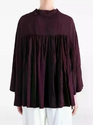 CASEY CASEY Tie-fastening Gathered Top - Red