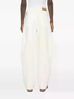 ERMANNO FIRENZE Crystal-embellished Chain-link Trousers
