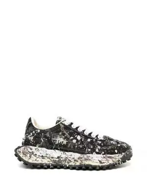 Mihara Yasuhiro Paint Splatter Lace-up Sneakers