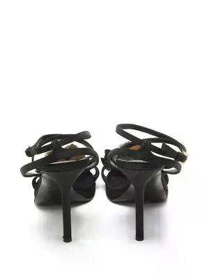 Valentino Garavani Pompom Embellished Stiletto Sandals