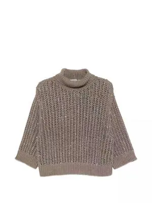 D.exterior High Neck Knitwear For Women