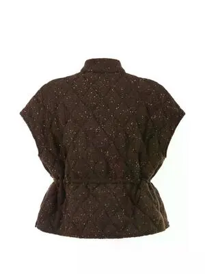 Fabiana Filippi Quilted Sequin Gilet