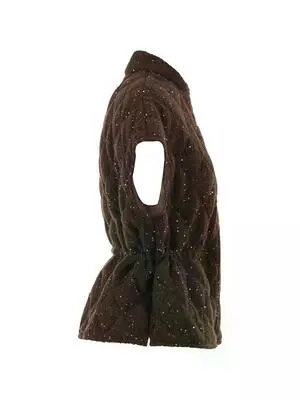 Fabiana Filippi Quilted Sequin Gilet