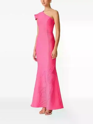 ELLIATT Opline Floral-embroidered Maxi Dress