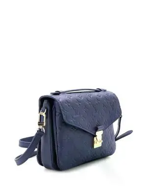 LOUIS VUITTON Pochette Metis Monogram Empreinte Leather Crossbody Bag