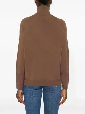 ERMANNO FIRENZE Logo-embroidered Roll-neck Sweater