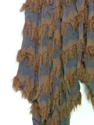 KIKO KOSTADINOV Fringed Ikat-pattern Trousers