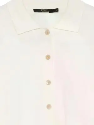 Seventy Cardigan With Spread Collar - Neutrals