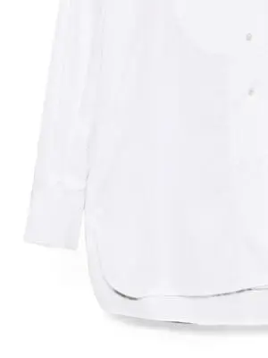 SEMICOUTURE Bib-panel Band-collar Shirt