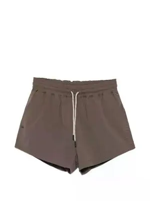 RETHINKIT STUDIOS Dark Drawstring Waist Shorts