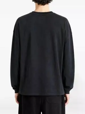 Vetements Slogan-print Long-sleeve T-shirt - Black