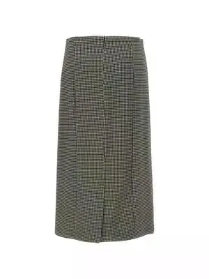 ELENA MIRÒ Check-pattern Midi Skirt