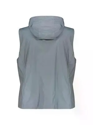 MOORER Hooded Zip-up Vest