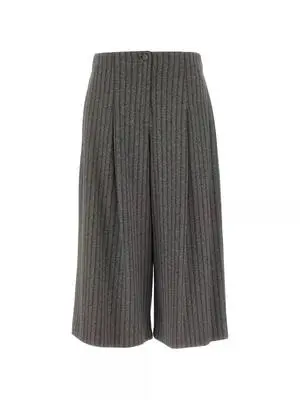 ELENA MIRÒ Knee-length Striped Shorts