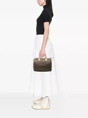 LOUIS VUITTON 2003 Monogram Speedy 30 Boston Bag - Brown