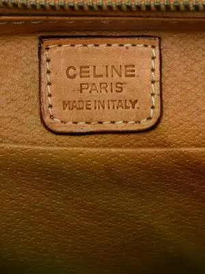 Celine Macadam Coated Canvas Pouch