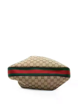 Gucci 2000-2015 Gg Canvas Web Shoulder Bag
