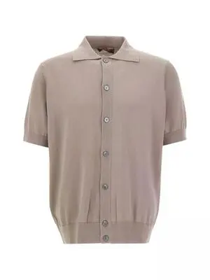 FILIPPO DE LAURENTIIS Cotton Button-up Shirt - Grey