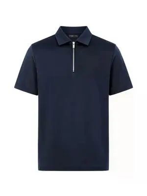 TOMBOLINI Zip-fastening Short-sleeve Polo Shirt - Blue
