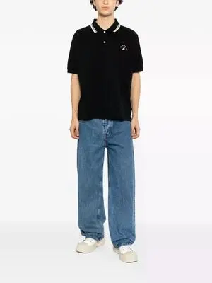 AGNES B. Logo-embroidered Polo Shirt