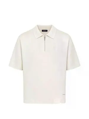 TOMBOLINI Zip-fastening Knitted Polo Shirt - Neutrals