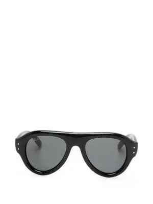Ray-ban Aviator Puffer Sunglasses - Black