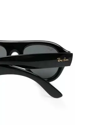 Ray-ban Aviator Puffer Sunglasses - Black