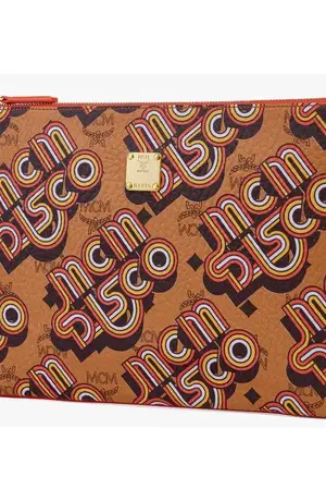 Mcm Aren Crossbody Pouch In Disco Visetos