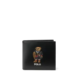 Ralph Lauren Polo Bear Leather Billfold Wallet