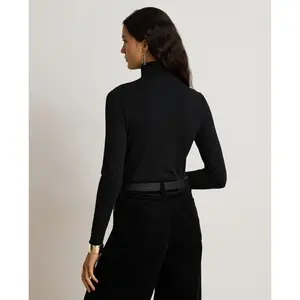 Ralph Lauren Stretch Jersey Turtleneck