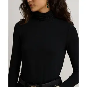 Ralph Lauren Stretch Jersey Turtleneck