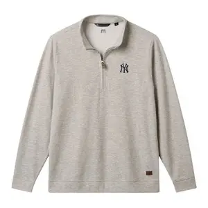Travis Mathew New York Yankees Cloud Home Game Quarter-zip Pullover