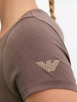 EA7 Logo-embellishment T-shirt