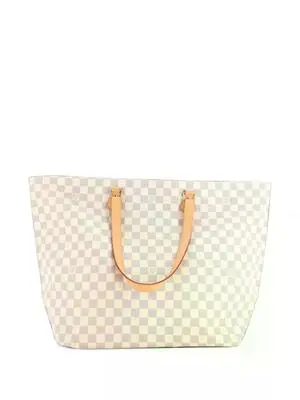 LOUIS VUITTON All In Handbag Damier Mm Tote Bag - White