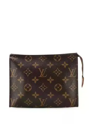 LOUIS VUITTON Toiletry Monogram Canvas 19 Pouch - Brown