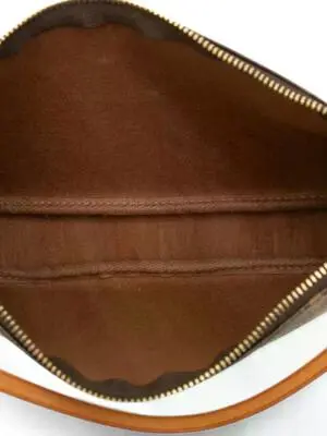 LOUIS VUITTON 2002 Monogram Pochette Accessoires Shoulder Bag - Brown