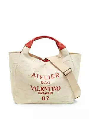 Valentino Garavani Large Atelier 07 Camouflage Edition Tote Bag