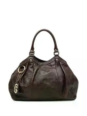 Gucci Sukey Tote Bag - Brown