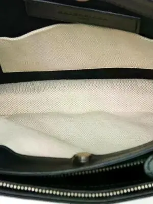 Balenciaga Canvas Navy Pochette Crossbody Bag