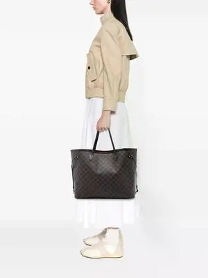 LOUIS VUITTON 2010 Damier Ebene Neverfull Gm Tote Bag