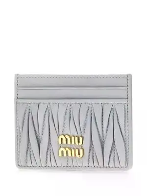 Miu Miu Matelassé Nappa Leather Card Holder
