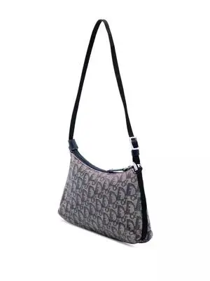Dior 2002 Diorissimo Trotter Canvas Shoulder Bag
