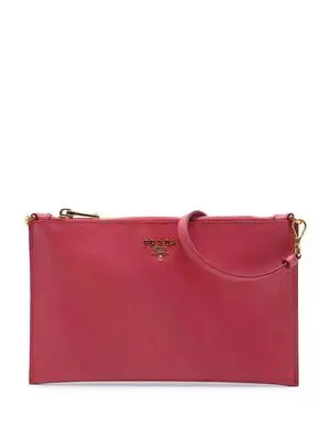 Prada 2013-2026 Saffiano Shoulder Bag - Pink