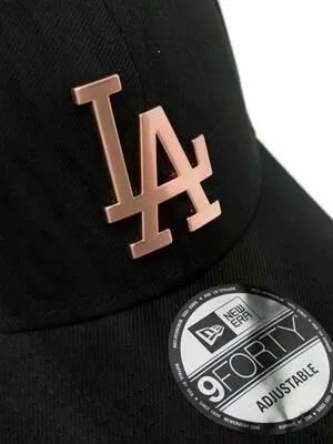 New Era 9forty Logo-plaque Cap - Black