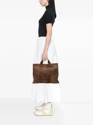 Hermès 1990-2010 Canvas Herline Mm Tote Bag
