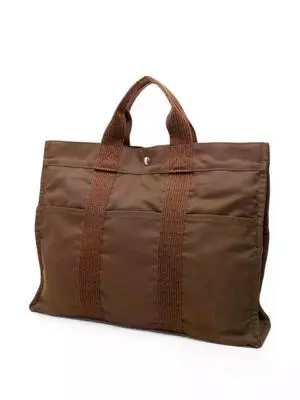 Hermès 1990-2010 Canvas Herline Mm Tote Bag